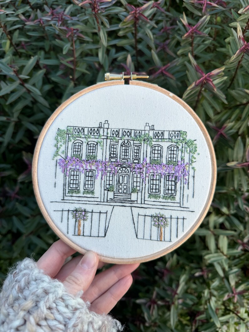 Beautiful Regency Embroidery PDF Pattern for a Wisteria London House - Etsy