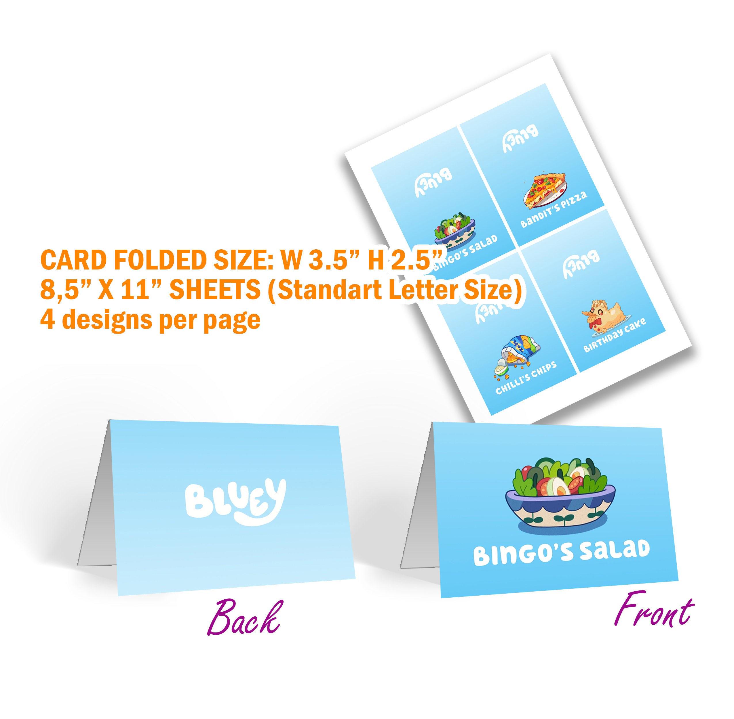 60 Different Blue Birthday Party Food Tent, Party Decor Food Label ...