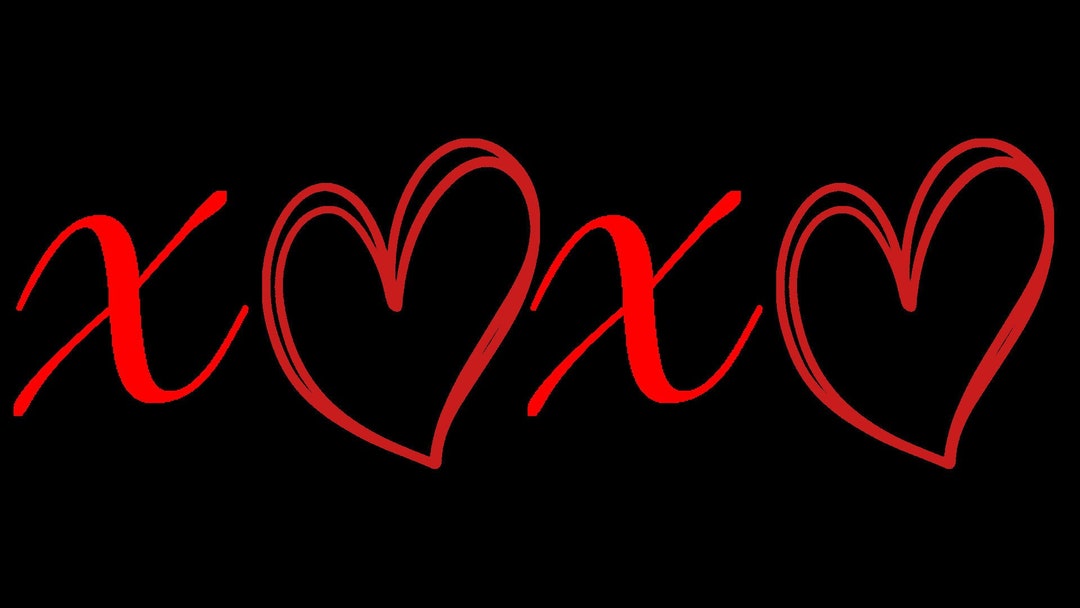XOXO Valentine Printable Valentines Day PNG Image, Xoxo Svg, Heart Svg ...
