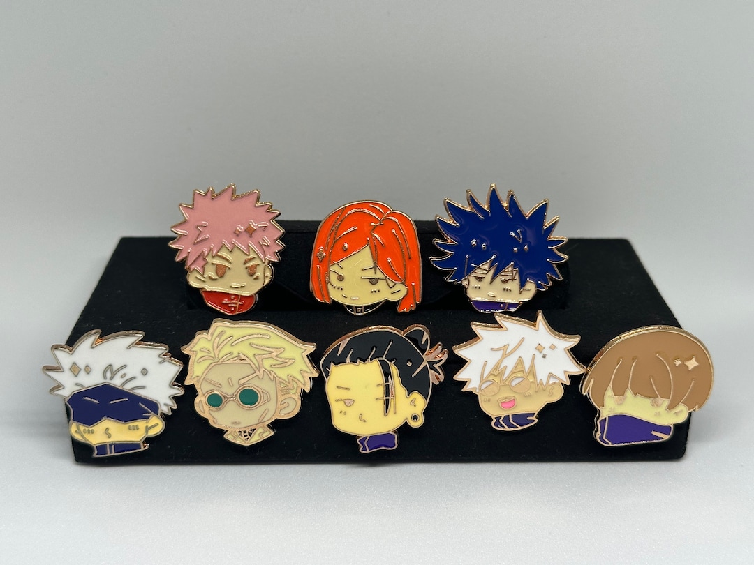 Anime Pins Collection 1 / Sorcery Fight/ Enamel Pins - Etsy