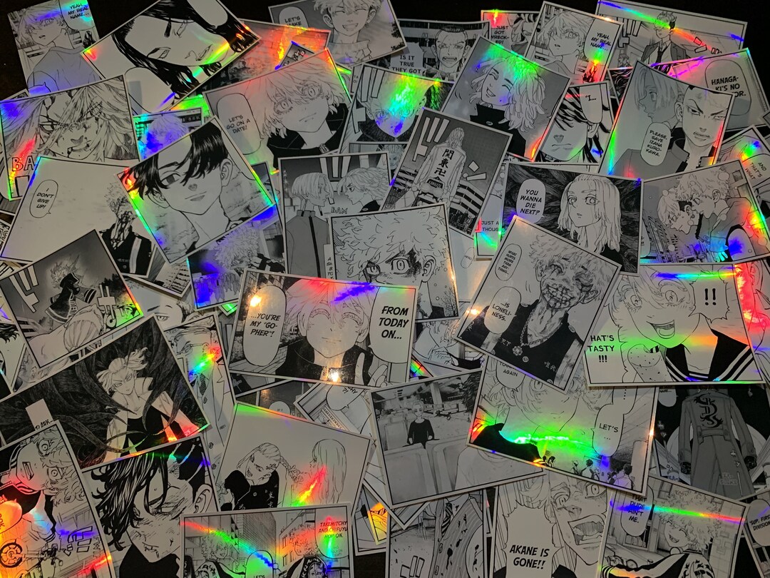 Anime Stickers / Collection 3 / Holo Stickers / Stickers for Phone ...
