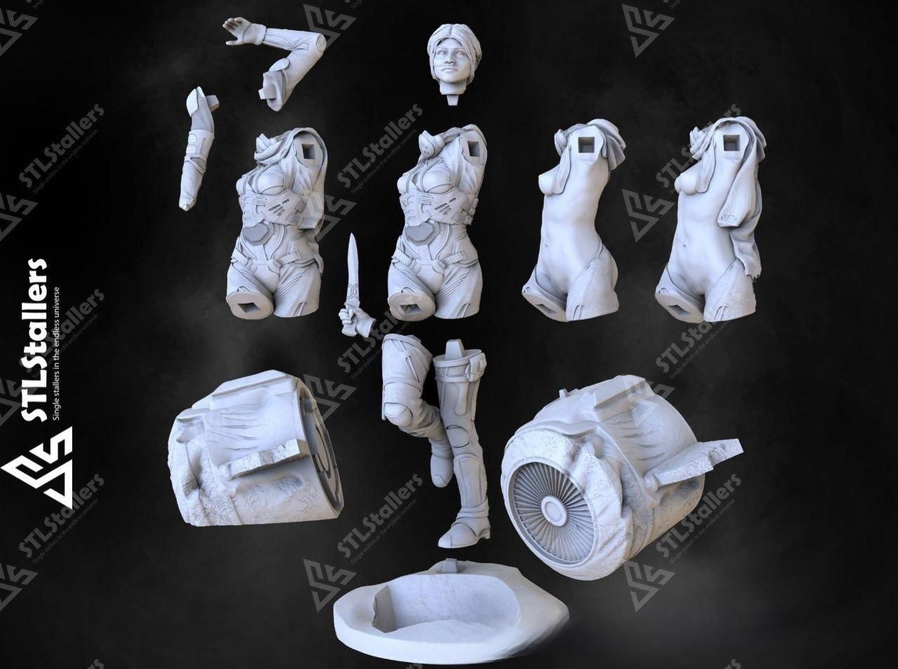 Sfw and Nsfw Stl 18 3D Printer Stl File,3dstl Model,stl,3d Printer Model,3d Printing 3D Digital ...