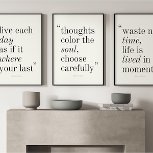 Stoicism Prints, Stoic Art, Philosophy Poster, 3 Piece Wall Art Set ...