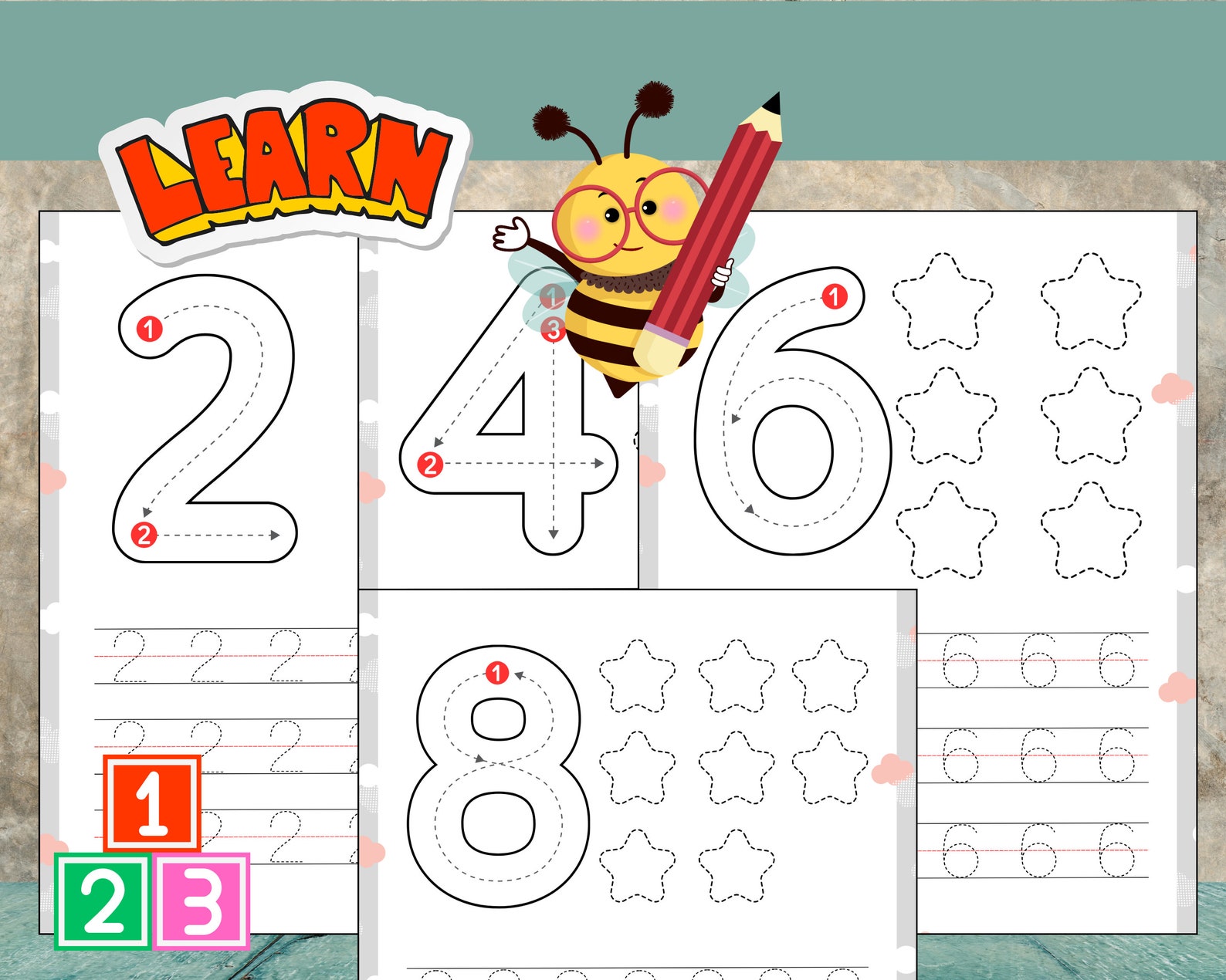 Fun Number Tracing Activity Pack - 0-9 | Preschool Handwriting Practice ...