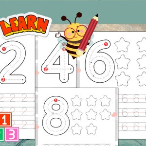 Fun Number Tracing Activity Pack - 0-9 | Preschool Handwriting Practice ...