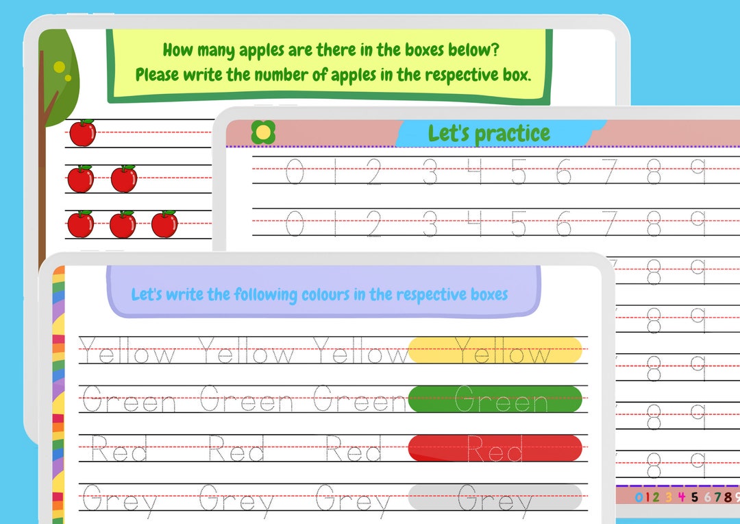 Interactive Letter and Number Writing Pages for Kids - Homeschool ...
