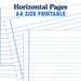 A4 Lined Paper With Margin - Printable Writing Paper for Kids and ...