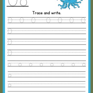 Alphabet and Numbers Workbook | Printable Tracing Worksheets ...