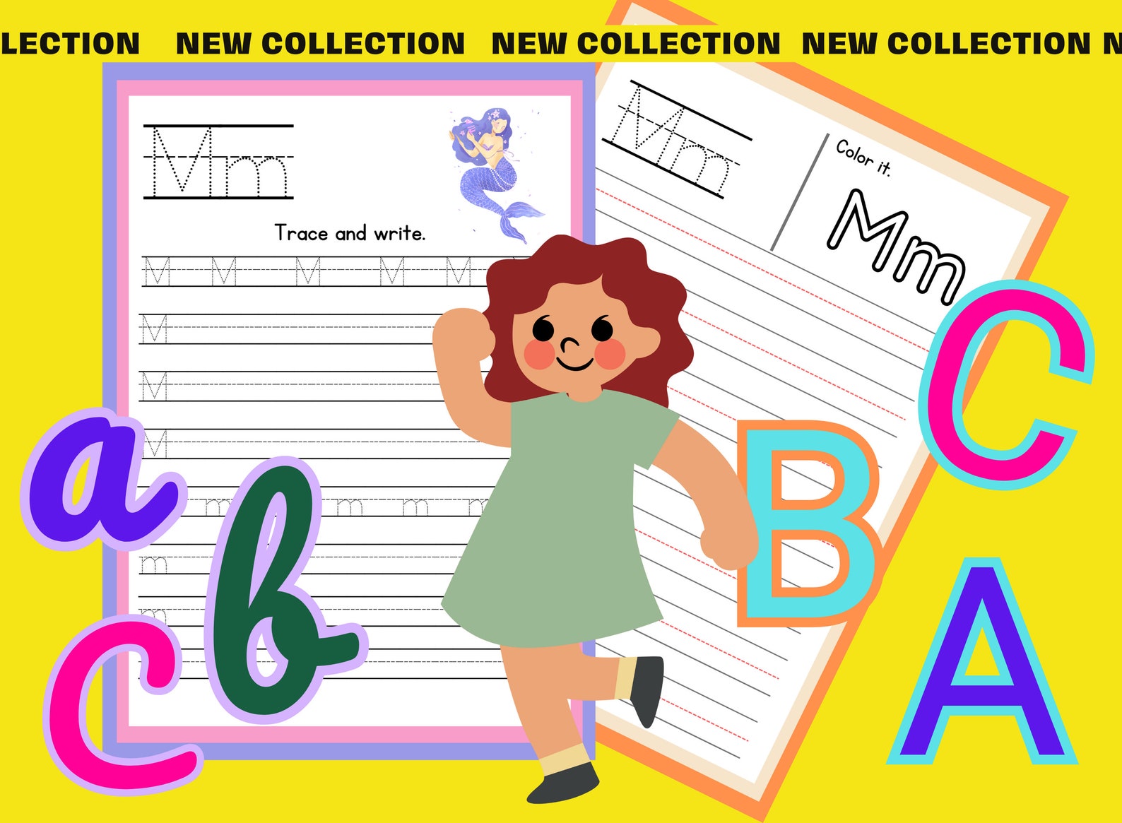 Alphabet and Numbers Workbook | Printable Tracing Worksheets ...
