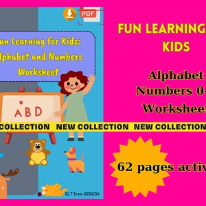 Alphabet and Numbers Workbook | Printable Tracing Worksheets ...