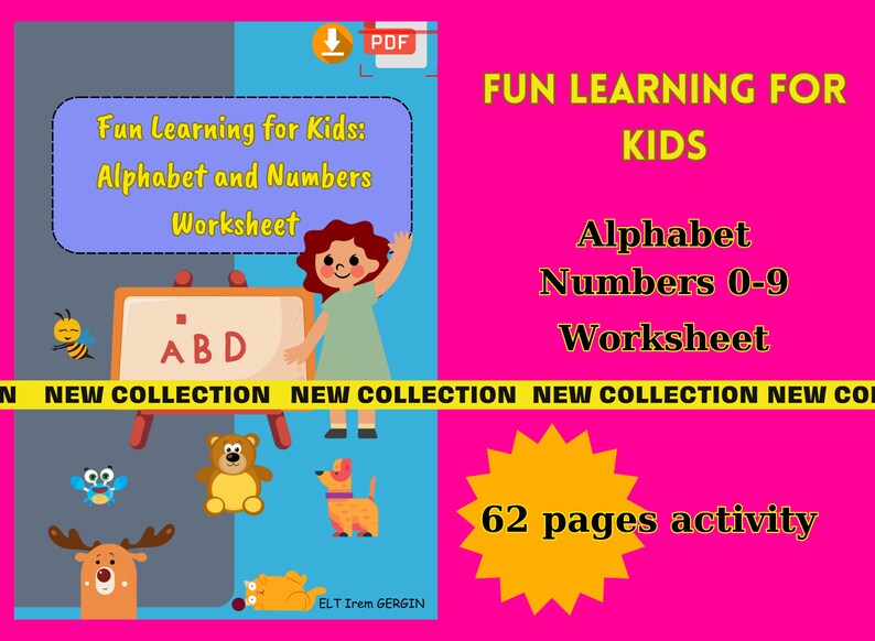 Alphabet and Numbers Workbook | Printable Tracing Worksheets ...