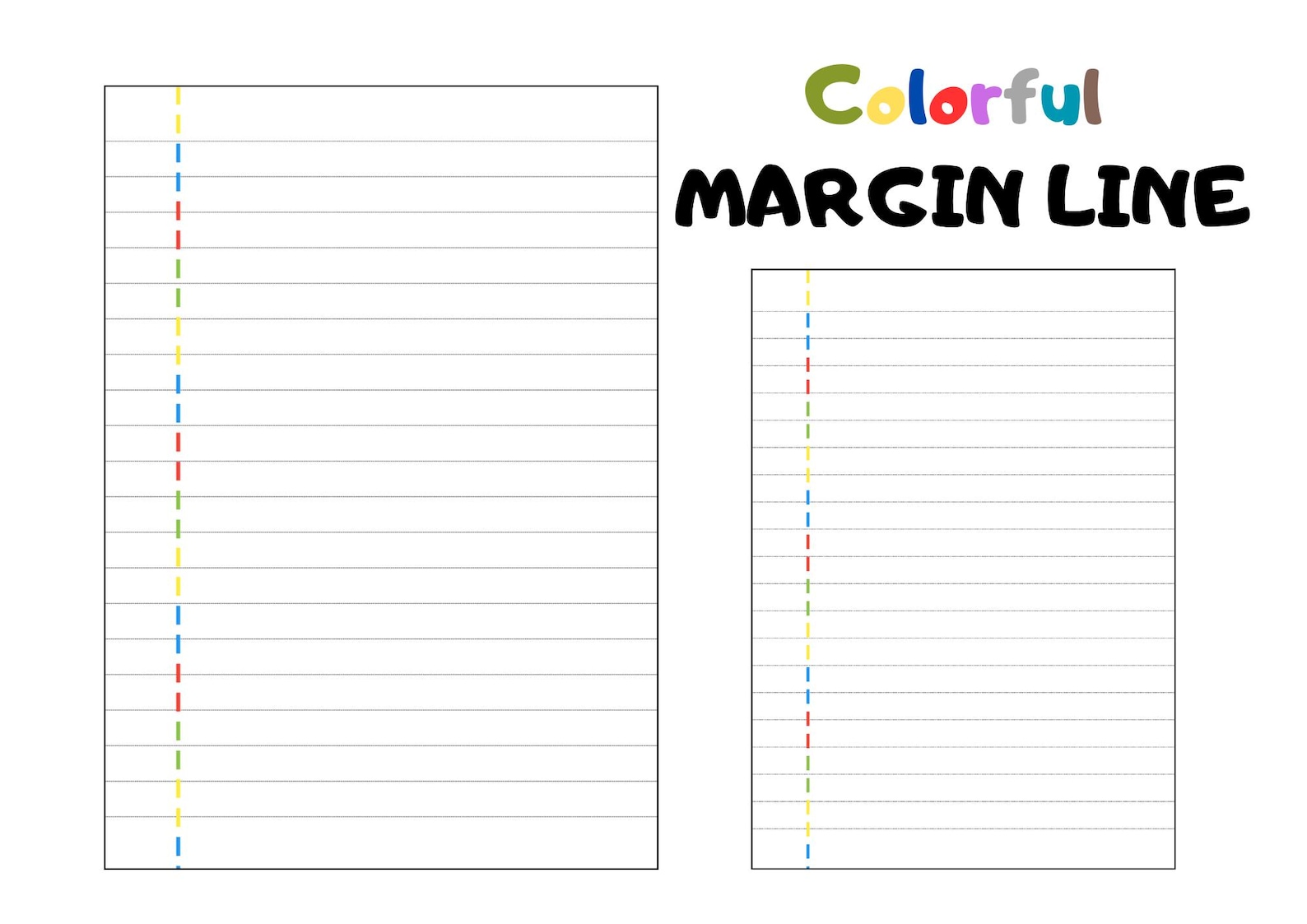 A4 Handwriting Practice Paper Printable Blank Lined Sheets for Writing ...