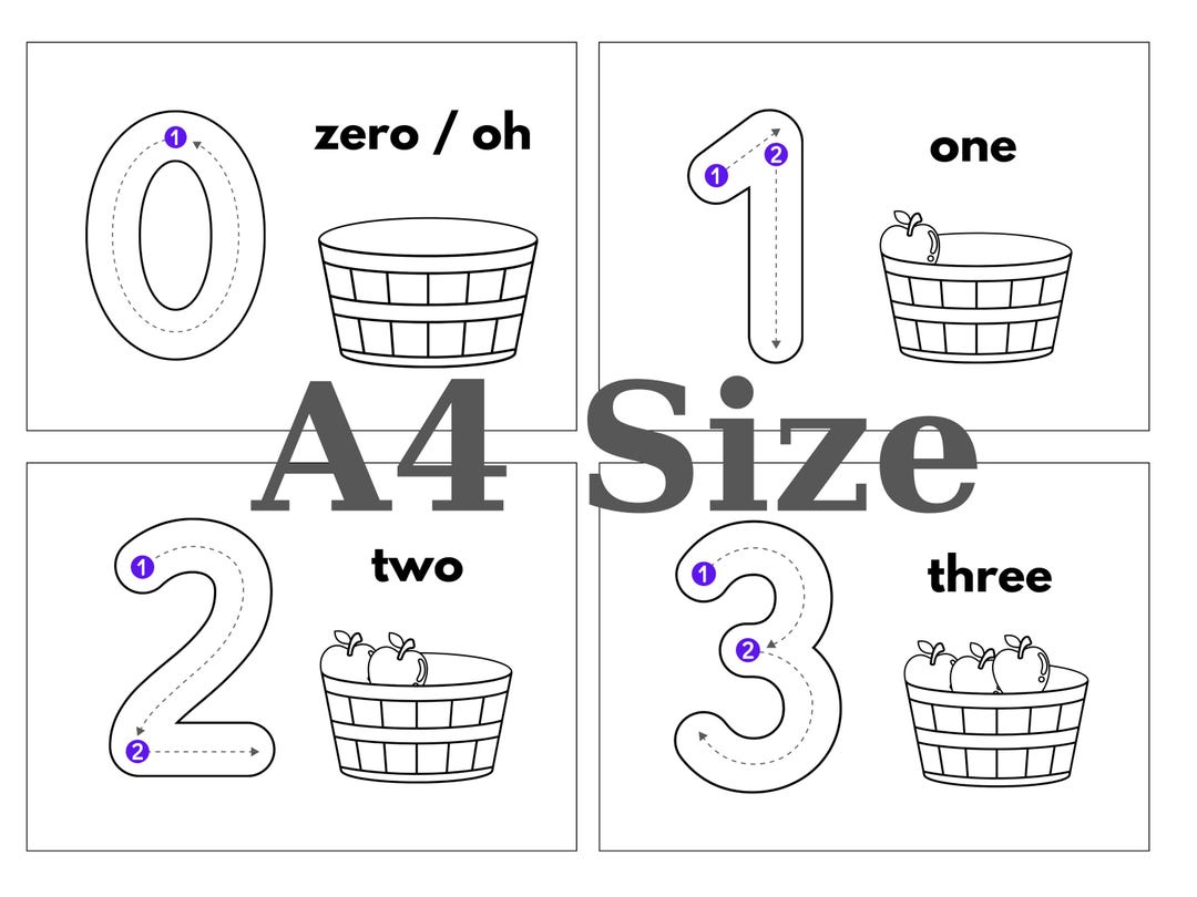 Numbers Writing Practice and Counting Activity | Kids Printable ...