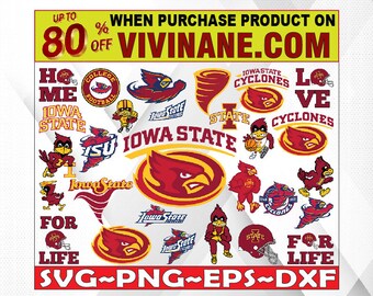 Iowa State Logo Svg - Etsy