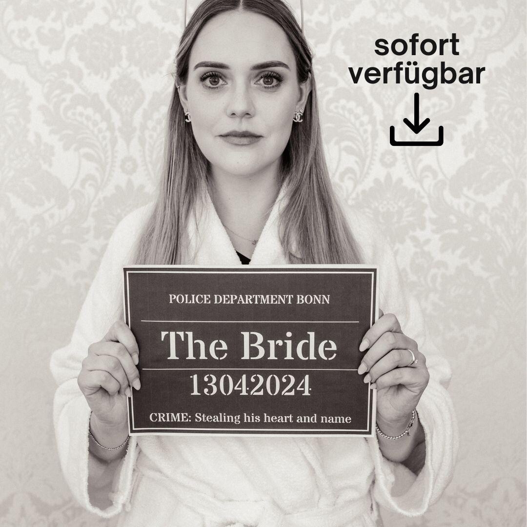 Editable Mugshot Template for Bachelorette Parties | Bachelorette Party ...