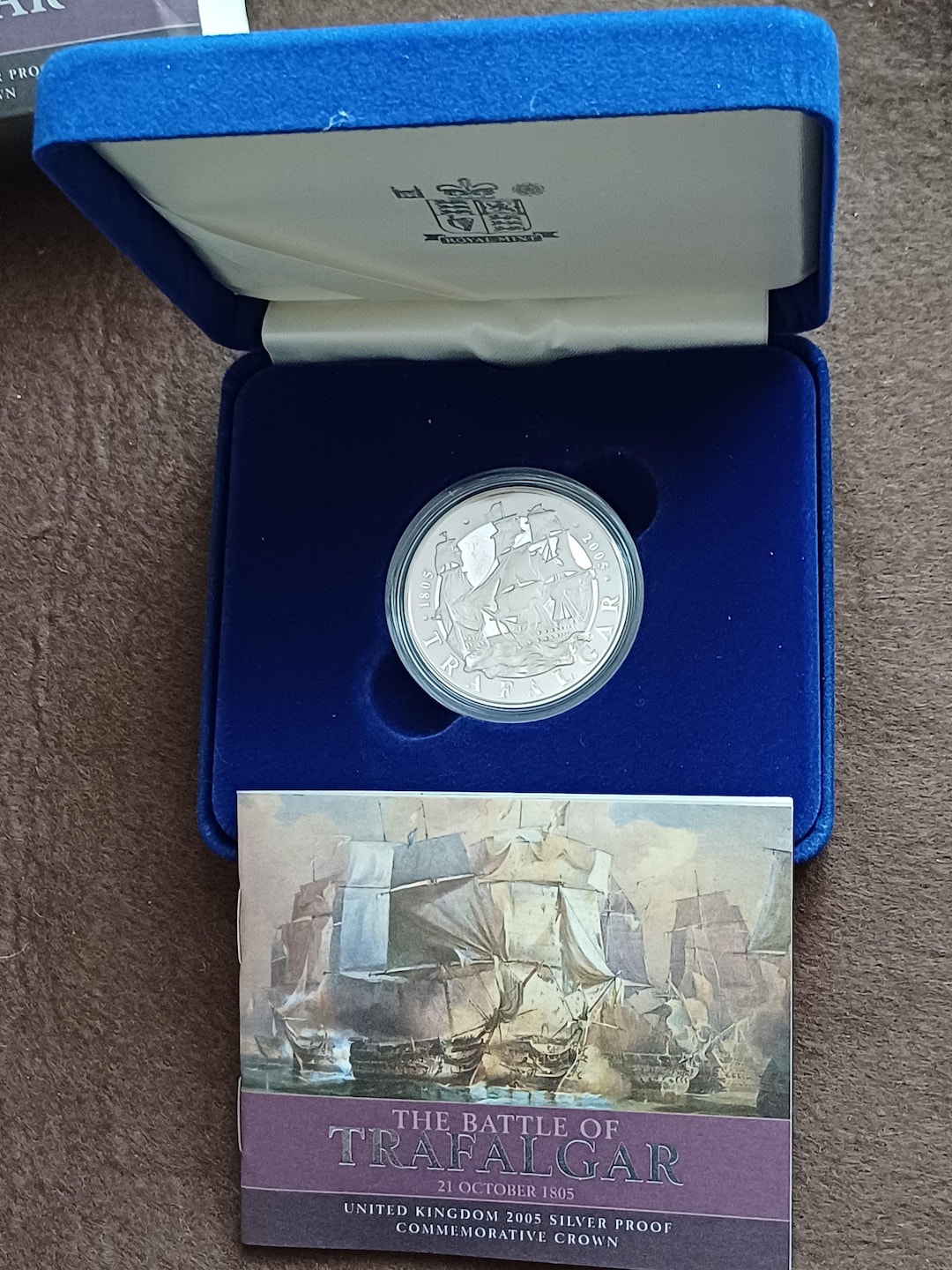 2005 Battle of Trafalgar Silver Proof Five Pound Crown Coin - Etsy