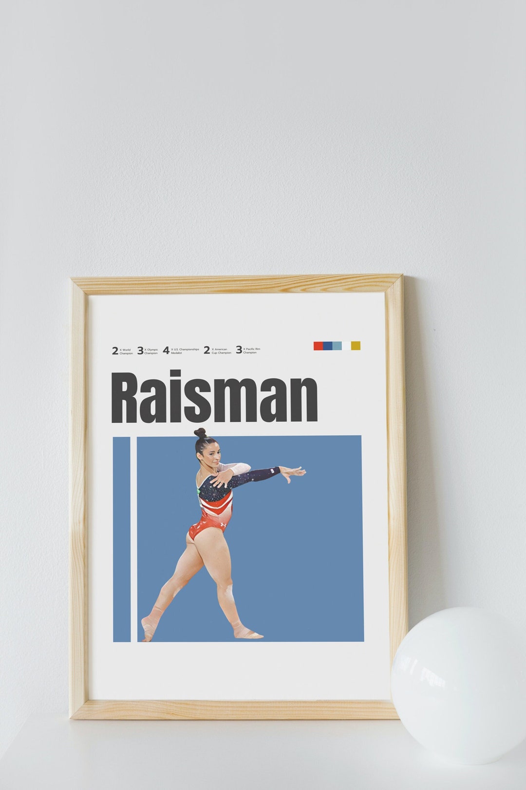 Aly Raisman Digital Poster, Woman’s Artistic Gymnastics Poster ...