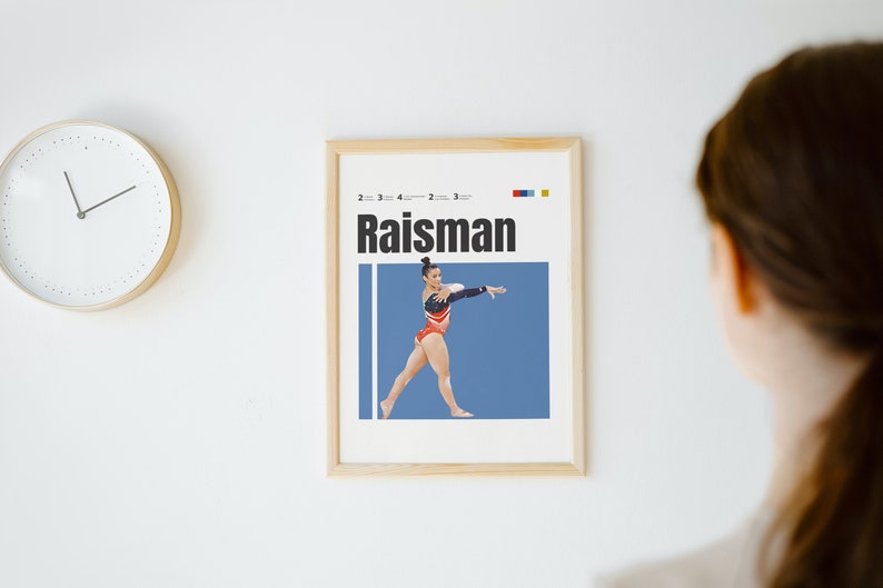 Aly Raisman Digital Poster, Woman’s Artistic Gymnastics Poster ...