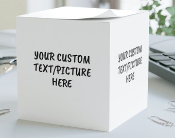 Customized Note Cube - Etsy