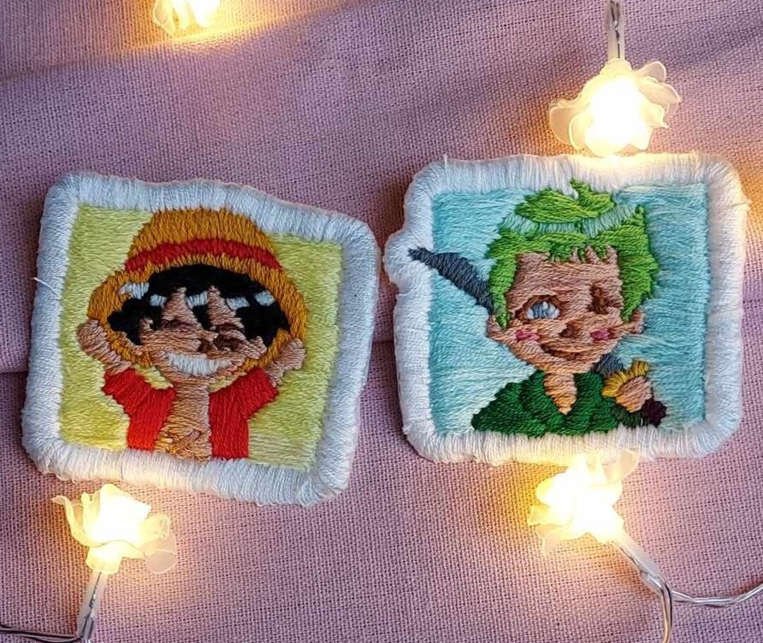 Zoro and Luffy Iron-on Patches - Etsy