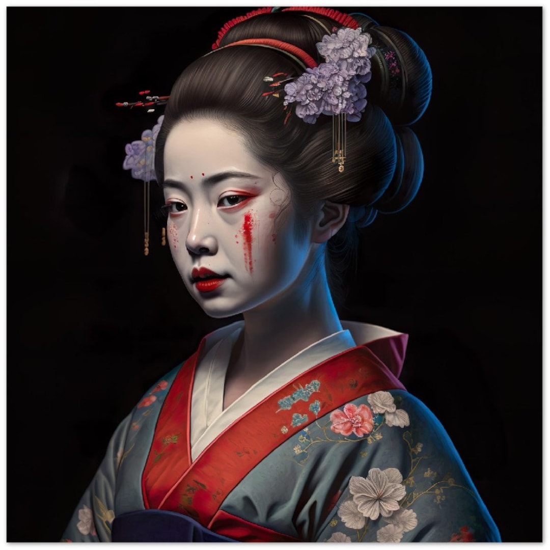 Beautiful Japanese Geisha Wall-art Poster Wall Decoration Gift Idea ...
