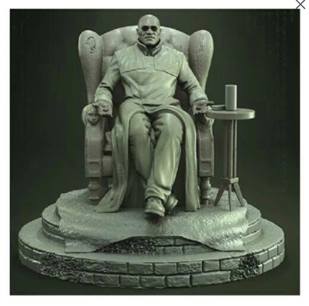 Morpheus From Matrix Stl File Model for 3d Print - Etsy
