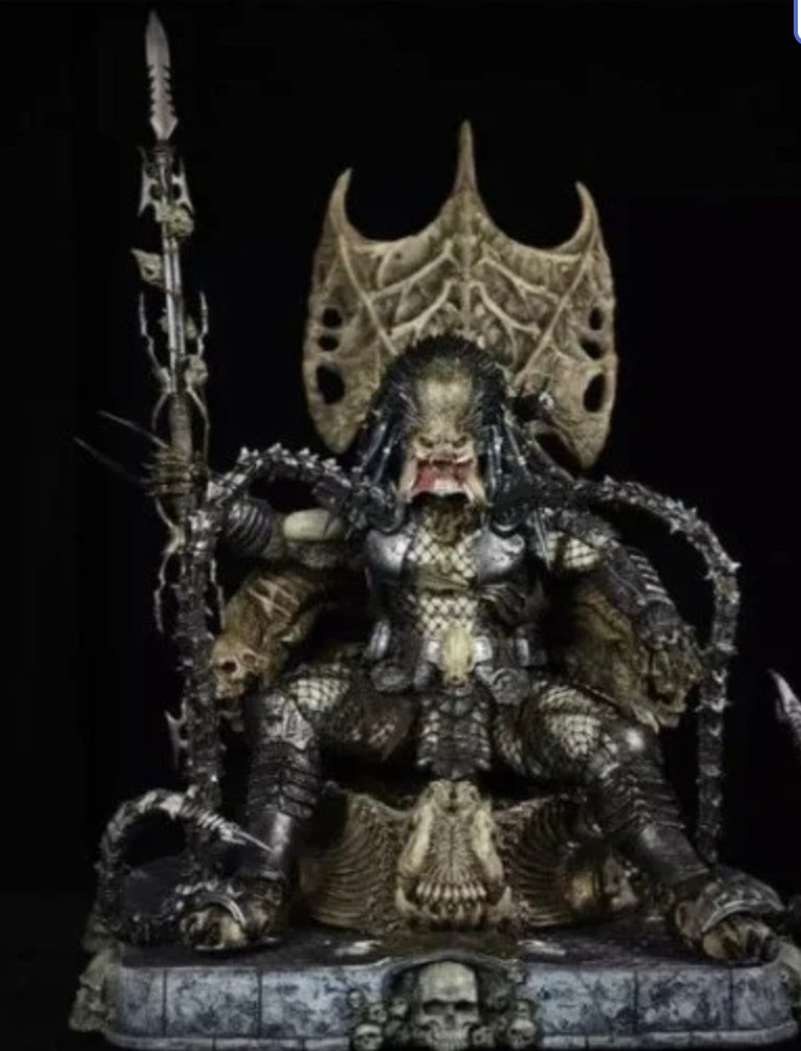 King Predator on Throne Stl File Model for 3d Print - Etsy