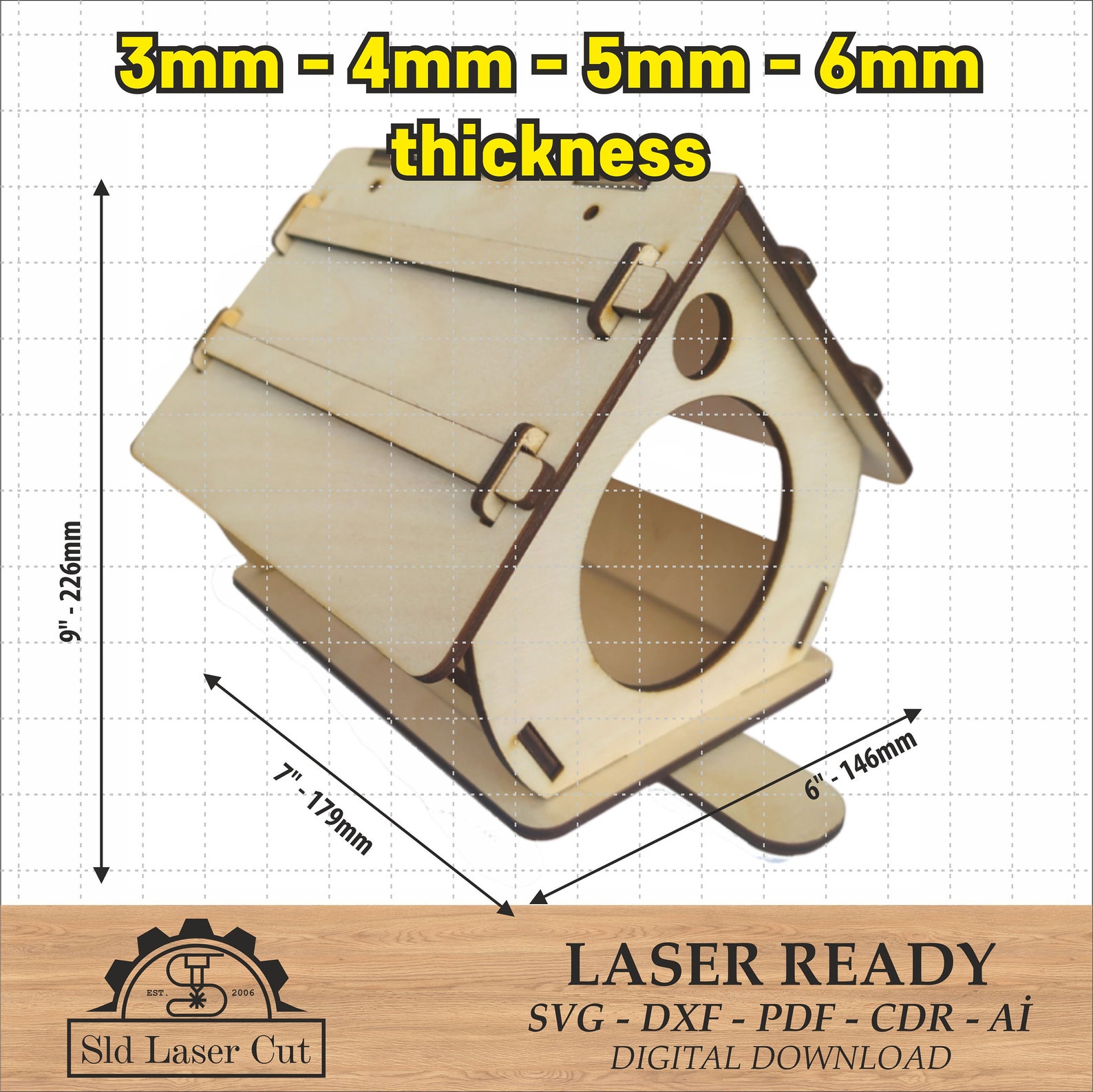 Vogelhaus svg,Vogelhaus Dxf,laser cut Vorlage,Vogelhaus Laser geschnitten,glowforge svg - Etsy.de