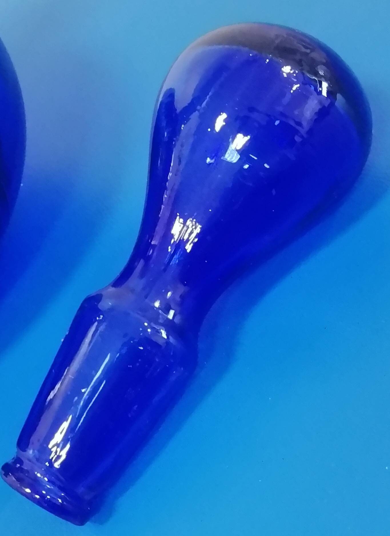1960s Cobalt Blue Glass Ships Decanter Mid-century Glass - Etsy UK