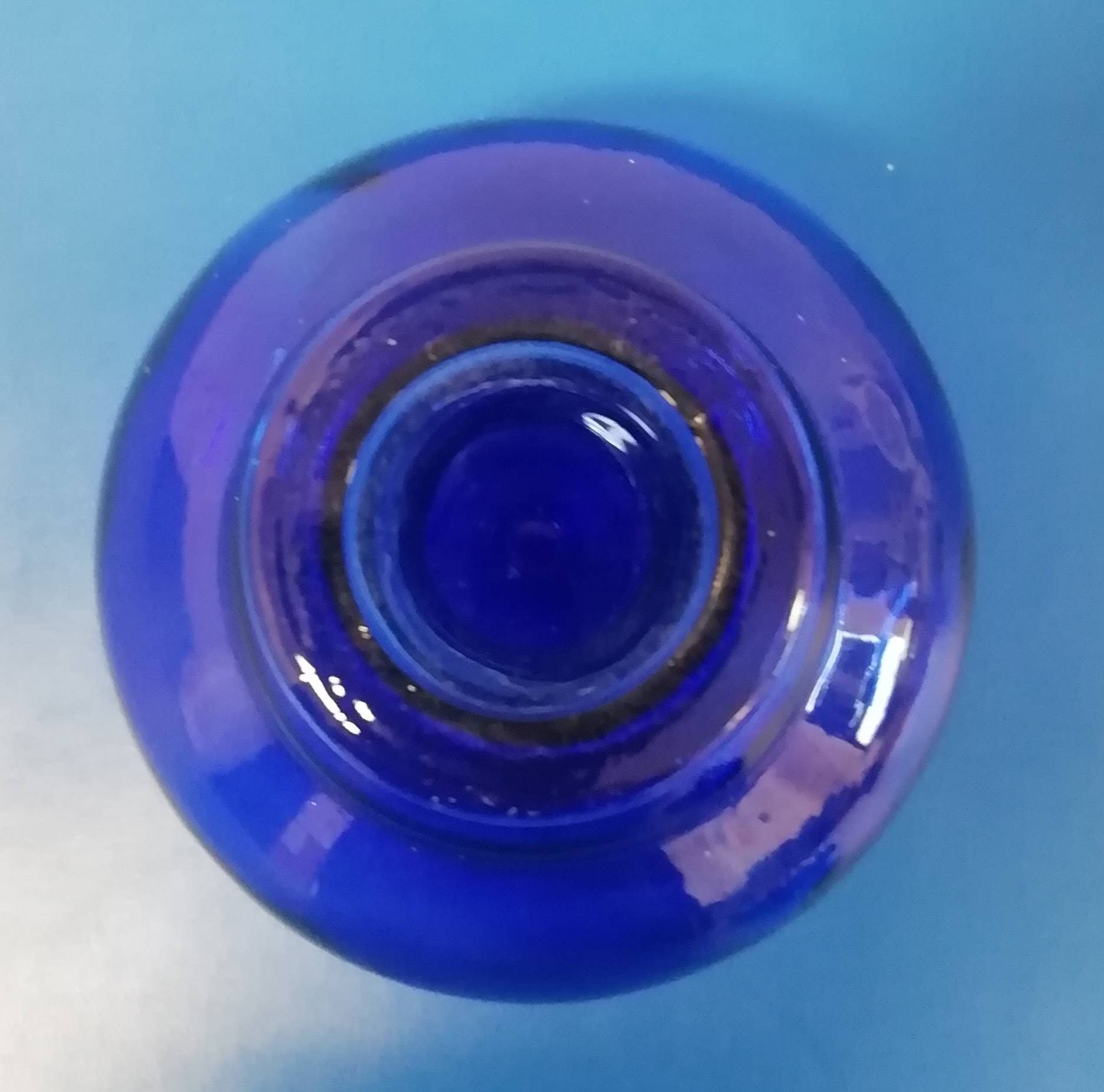 1960s Cobalt Blue Glass Ships Decanter Mid-century Glass - Etsy UK