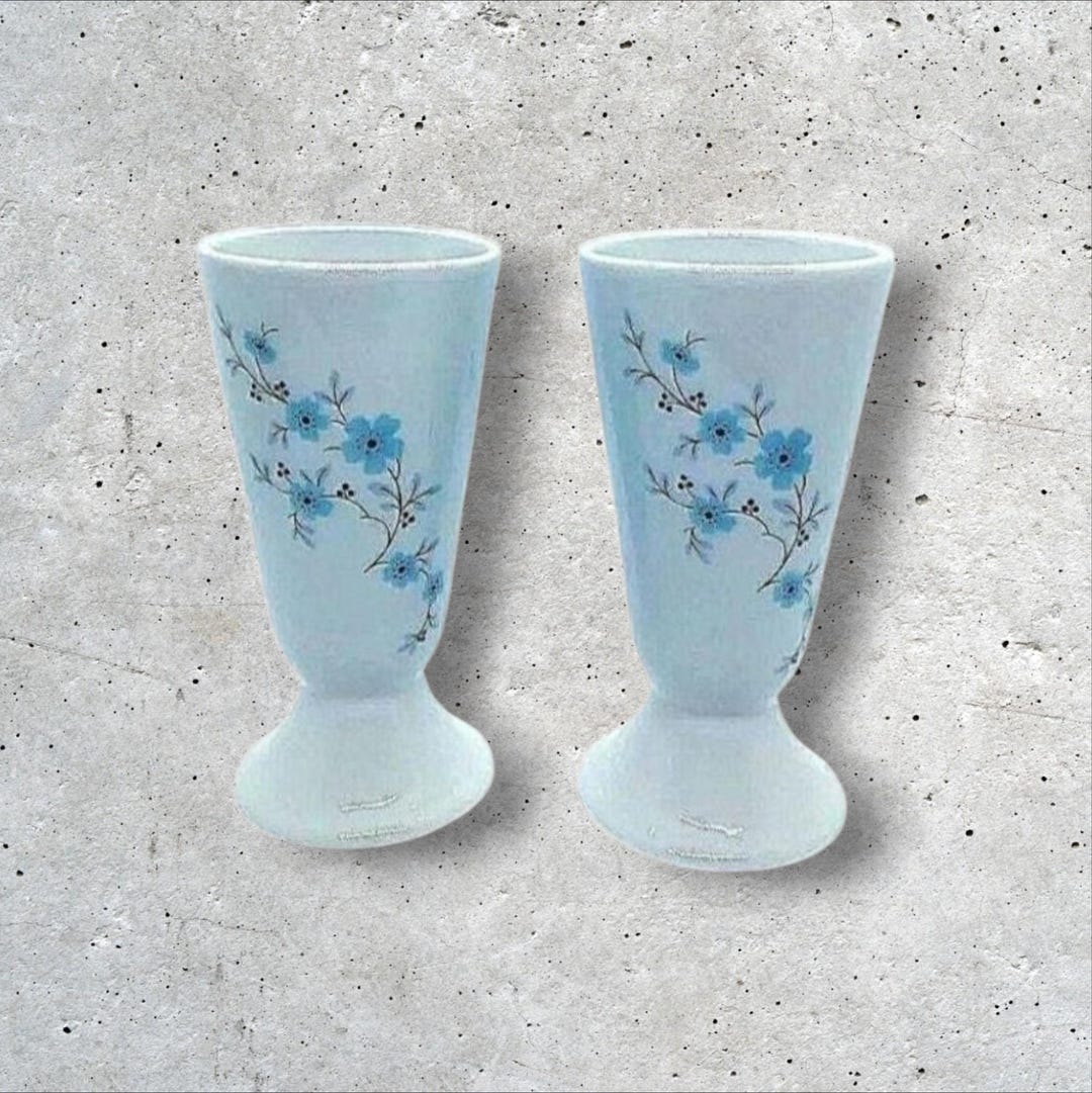 1970s Limoges Porcelain Goblets Pottery Coffee Cups Mugs Mazagran Bol ...