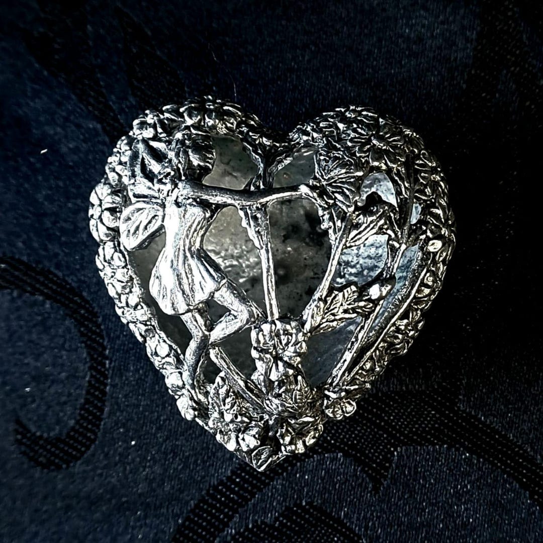 1980s E A Williams Pewter Fairy Design Pill Box Trinket Pot - Etsy UK