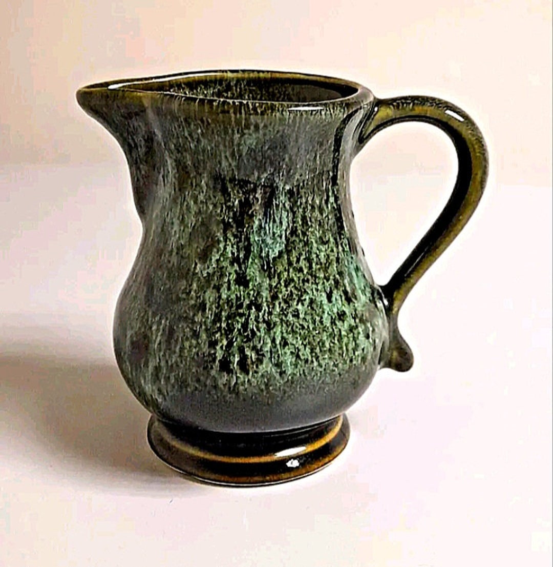 1960s Fosters Pottery Cornwall Honeycomb Glaze Green Milk Jug Creamer - Etsy UK