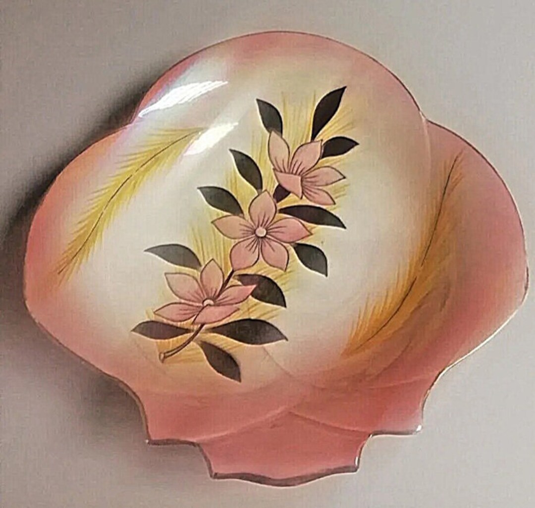 1950s Royal Winton Grimwades Pink Lustre Ware Floral Bowl - Etsy