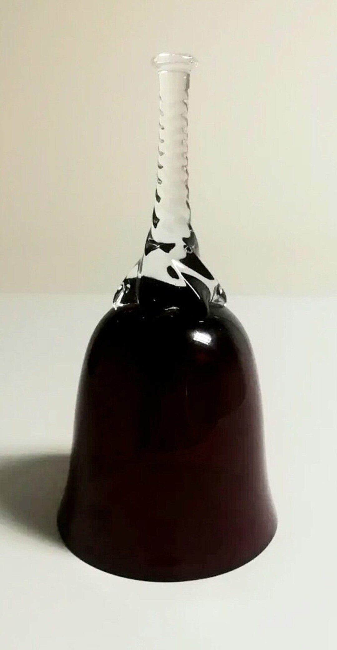 1970s Empoli Ruby Red Blown Glass Table Bell Art Glass Hand Bell - Etsy