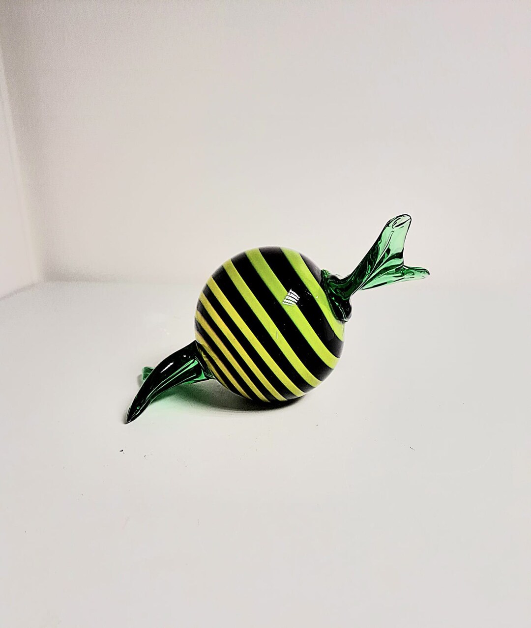 1980s Large Murano Glass Wrapped Sweet Candy, Retro Glass Sweets ...