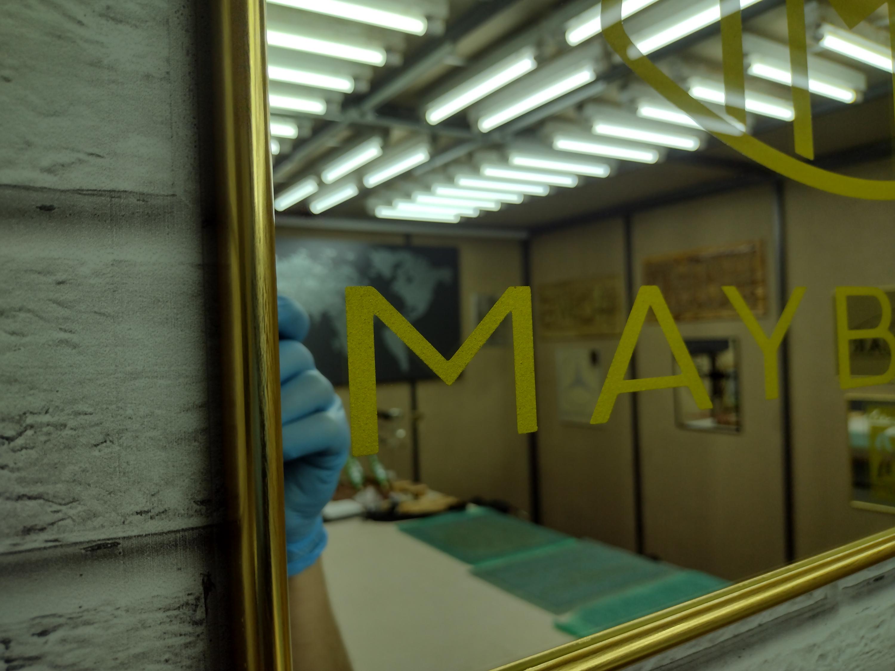 Maybach Logo, Full Mirror Style, Yellow Gold Edition. - Etsy