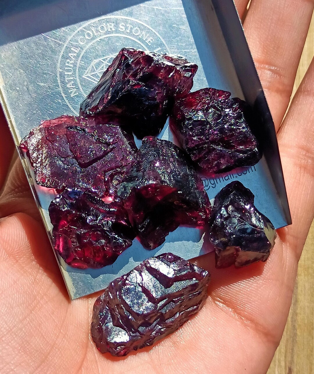 Natural Raw Red Garnet Stone, Real Garnet Nuggets, Deep Rich Color ...