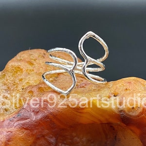 Designer Sterling Silver Thumb Ring, Sterling Silver Meditation Ring ...
