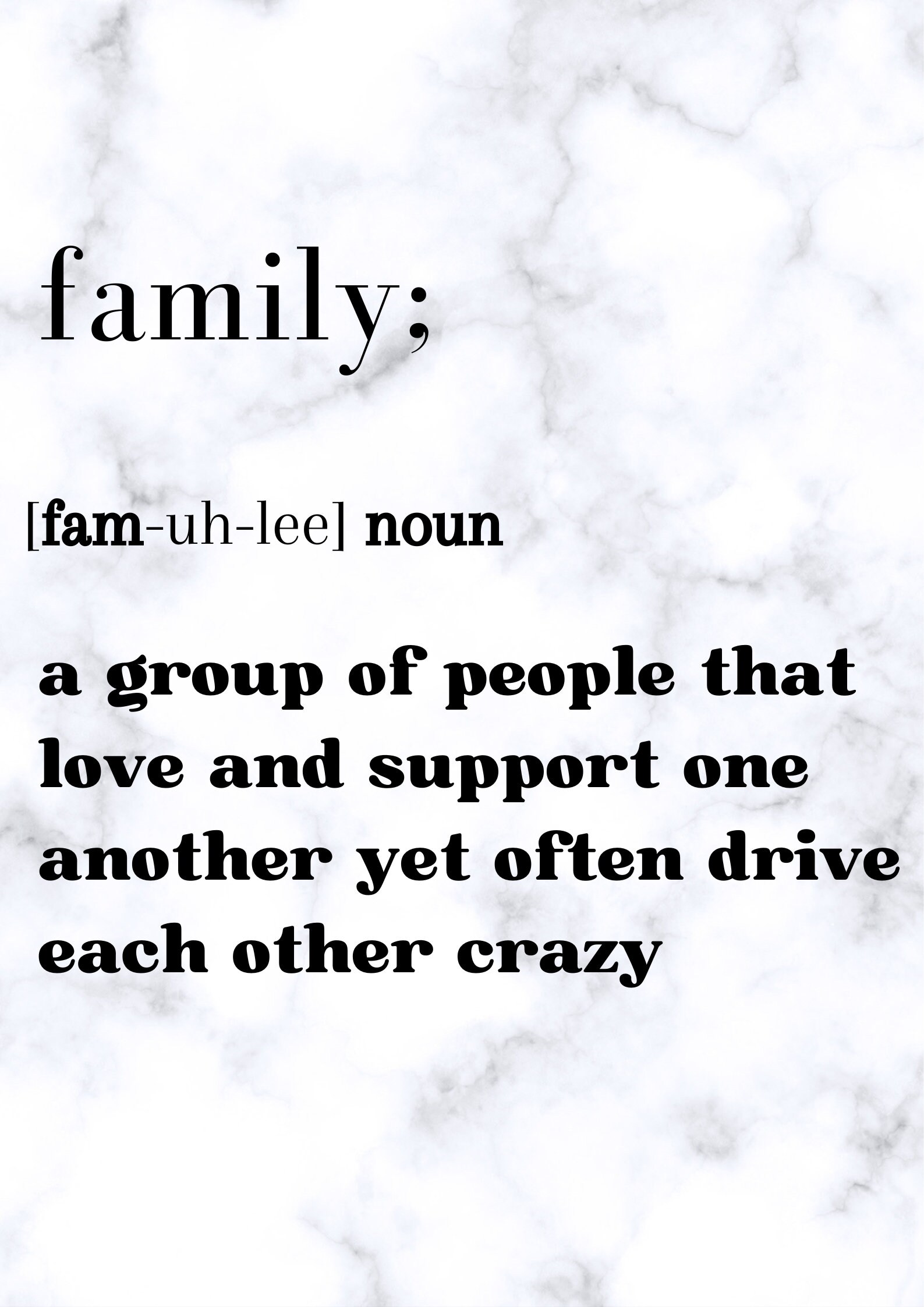 Digital Family Poster - Etsy