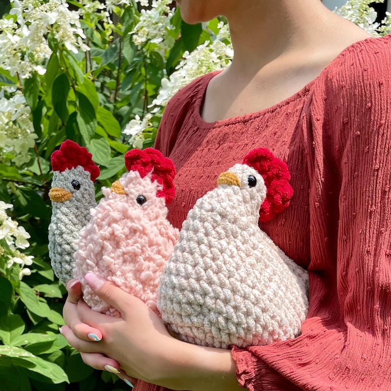 Plush Chicken - Etsy