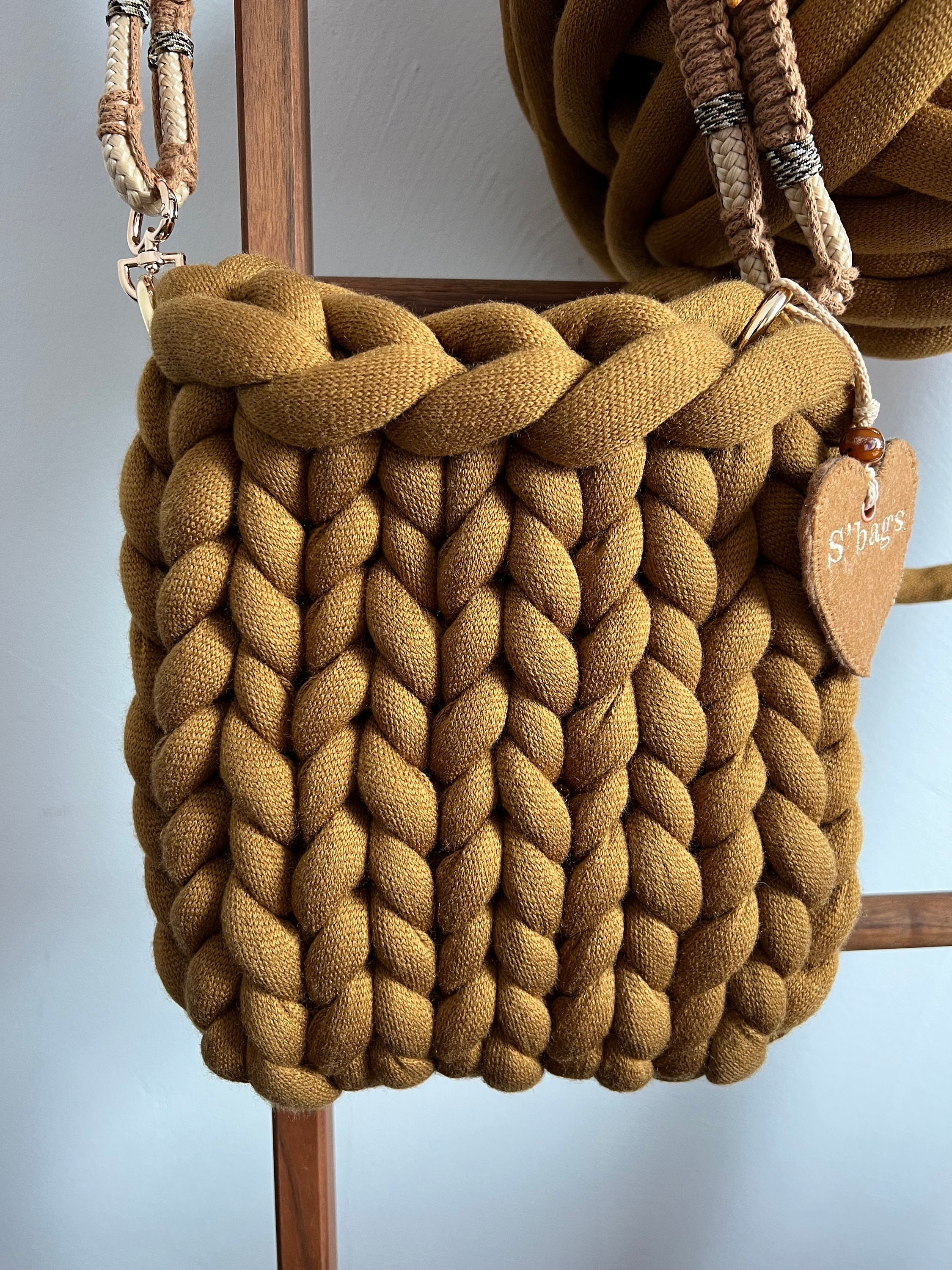 Knitting Bag “mini”. Video Workshop With Chunky Yarn. This is a Digital ...