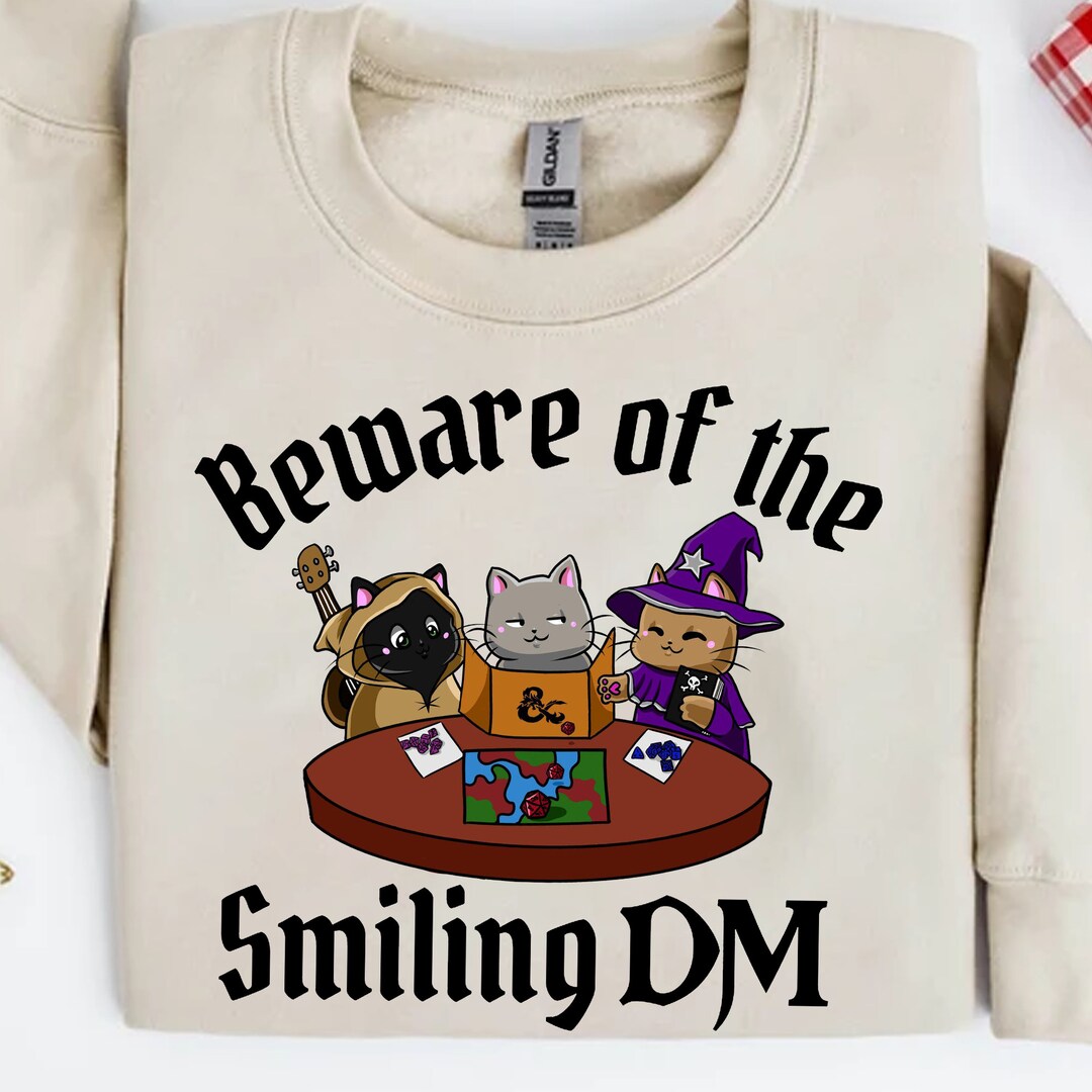 Beware the Smiling DM With D20 Dice Game Master Dungeons and Dragons T ...
