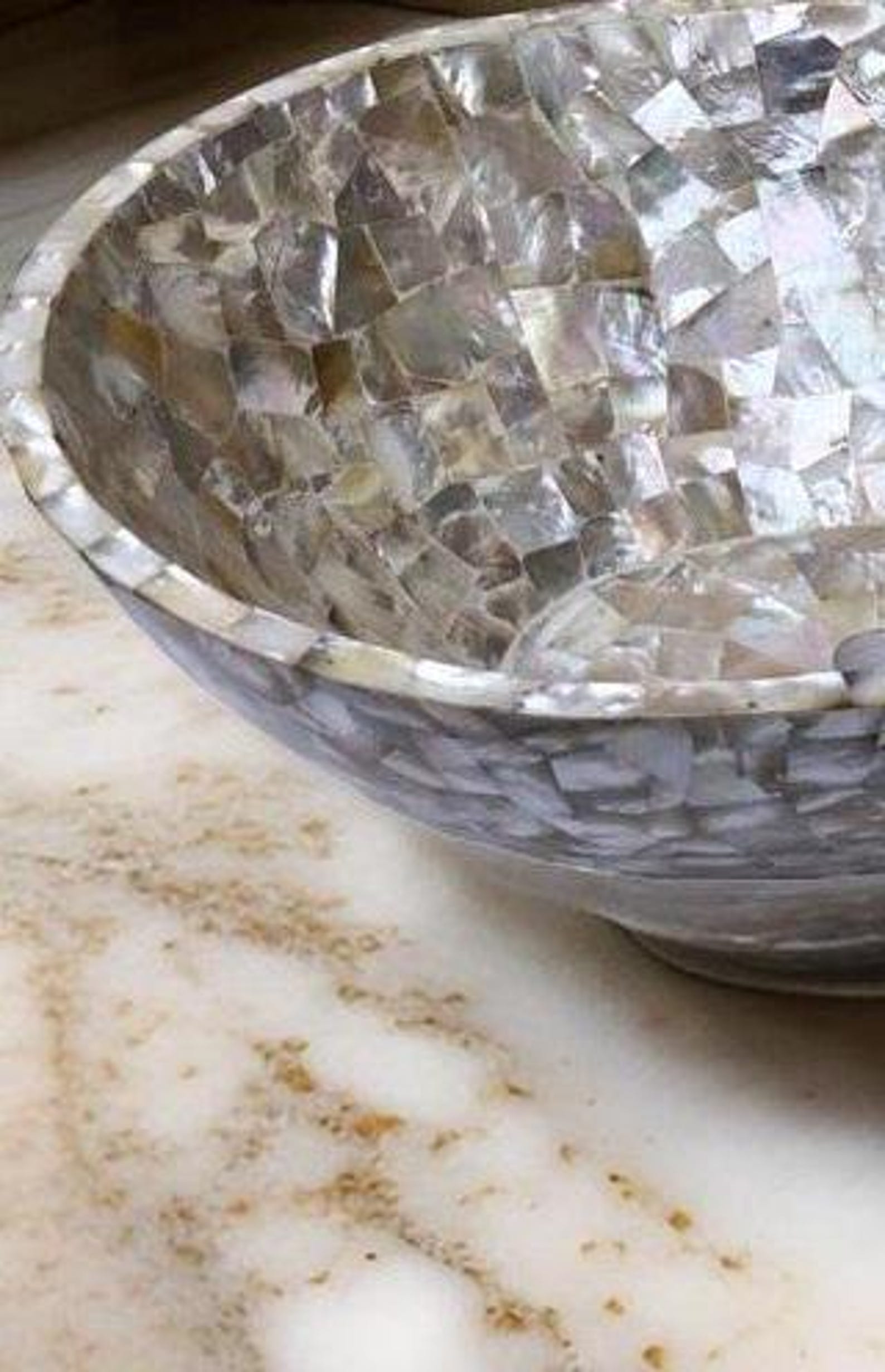 Unique Abalone Shell Random Bathroom Guest Upgrade Wash Basin Luxury ...