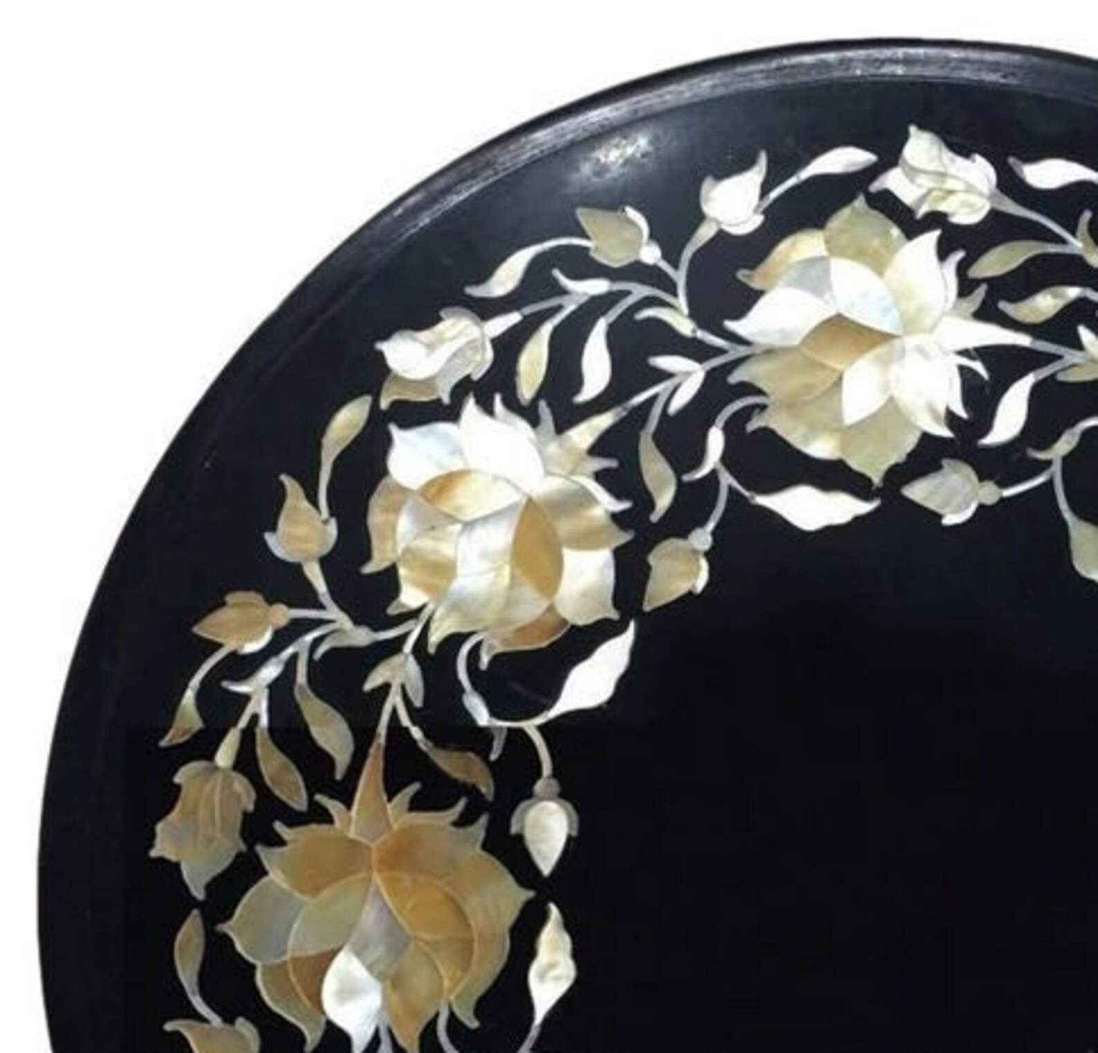 12 Marble Side/ End Table Top Floral Inlay Handmade Work Home Decor - Etsy