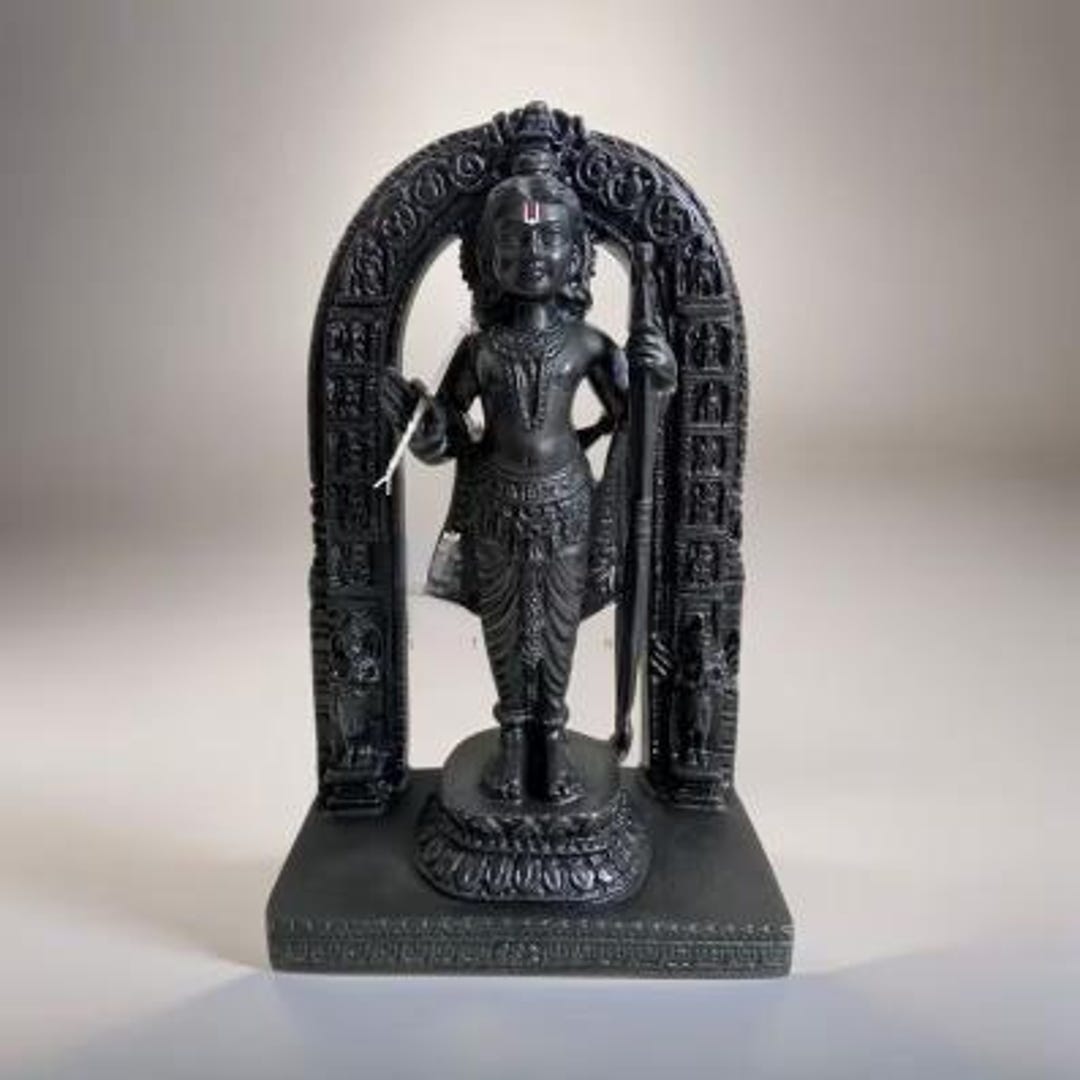Ram Lalla Marble Ayodhya Statue Showpiece Home Decor Shri Ram Idol ...