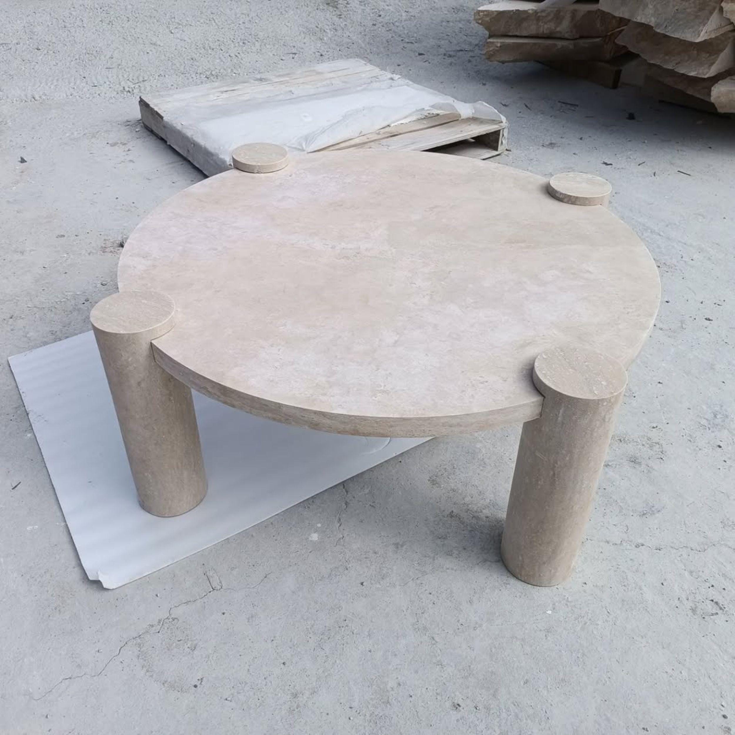 Travertine Coffee Table Travertine Coffee Table, Living Room - Etsy