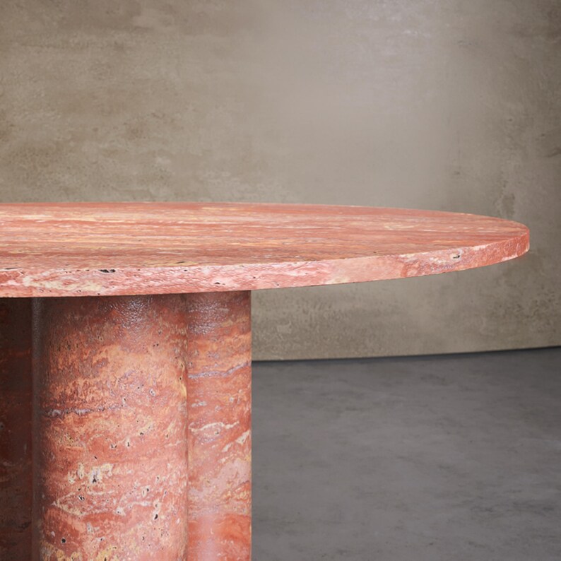 Green Marble Round Dining Table: Custom Stone Furniture - Etsy