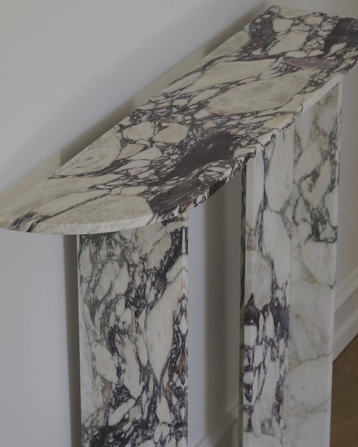 Calacatta Violet Marble Coffee Table Custom Order Coffee Table, Natural ...