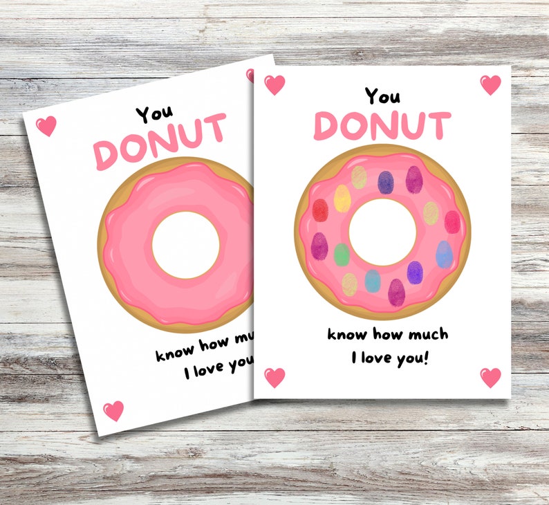 Father’s Day Gift. Printable. You DONUT Know How Much I Love You ...
